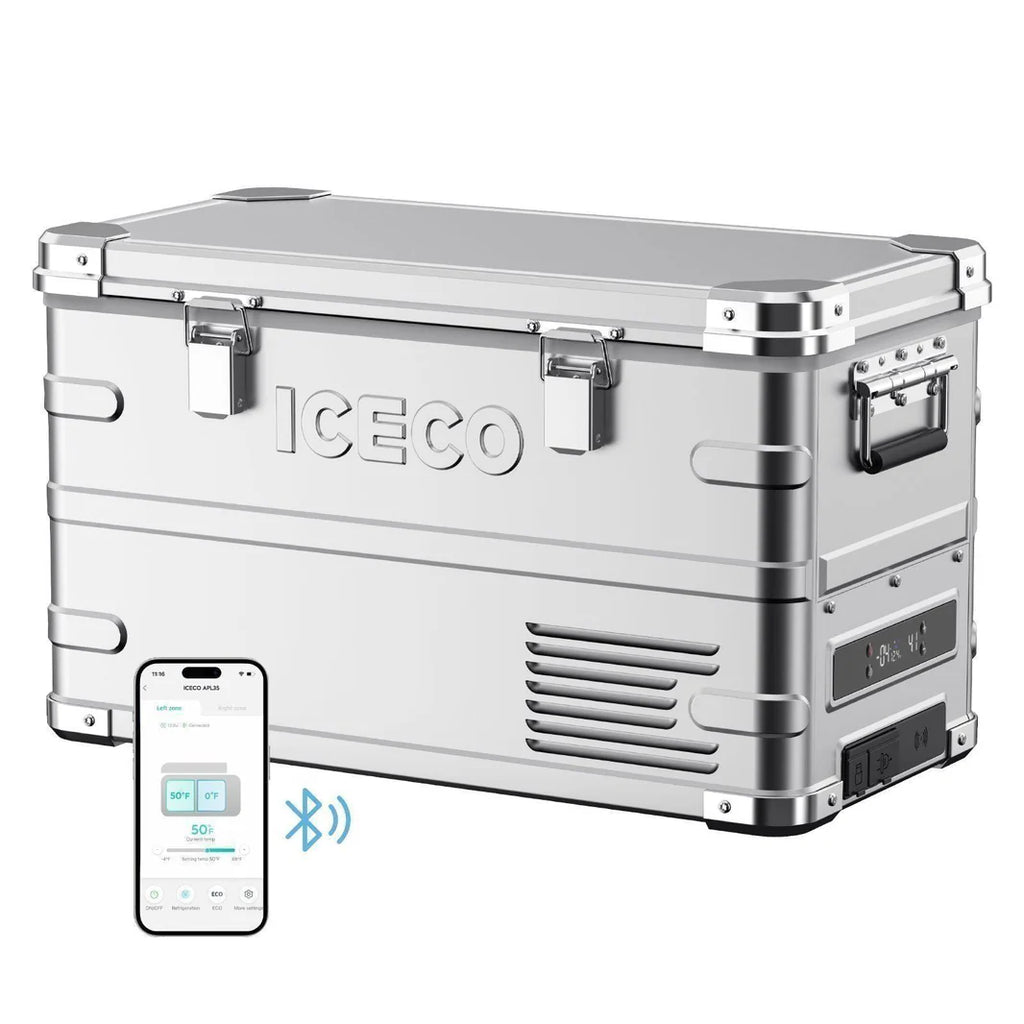 Refrigerateur/Congelateur ICECO 20L - Argent | -20°C à +20°C – Xperts 4x4