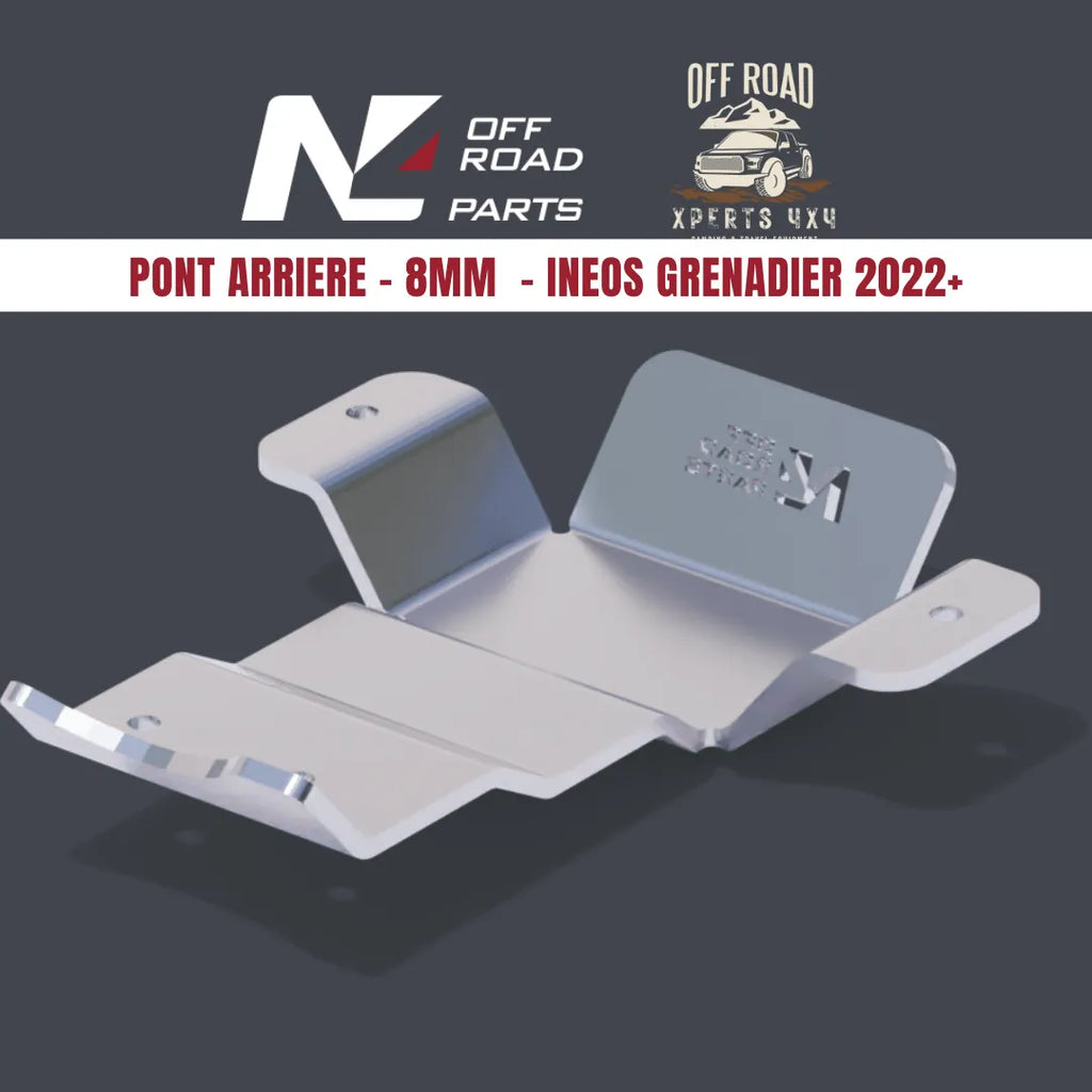 N4 Offroad Ineos Grenadier Rear Axle Armor - 8mm Aluminum – Xperts 4x4